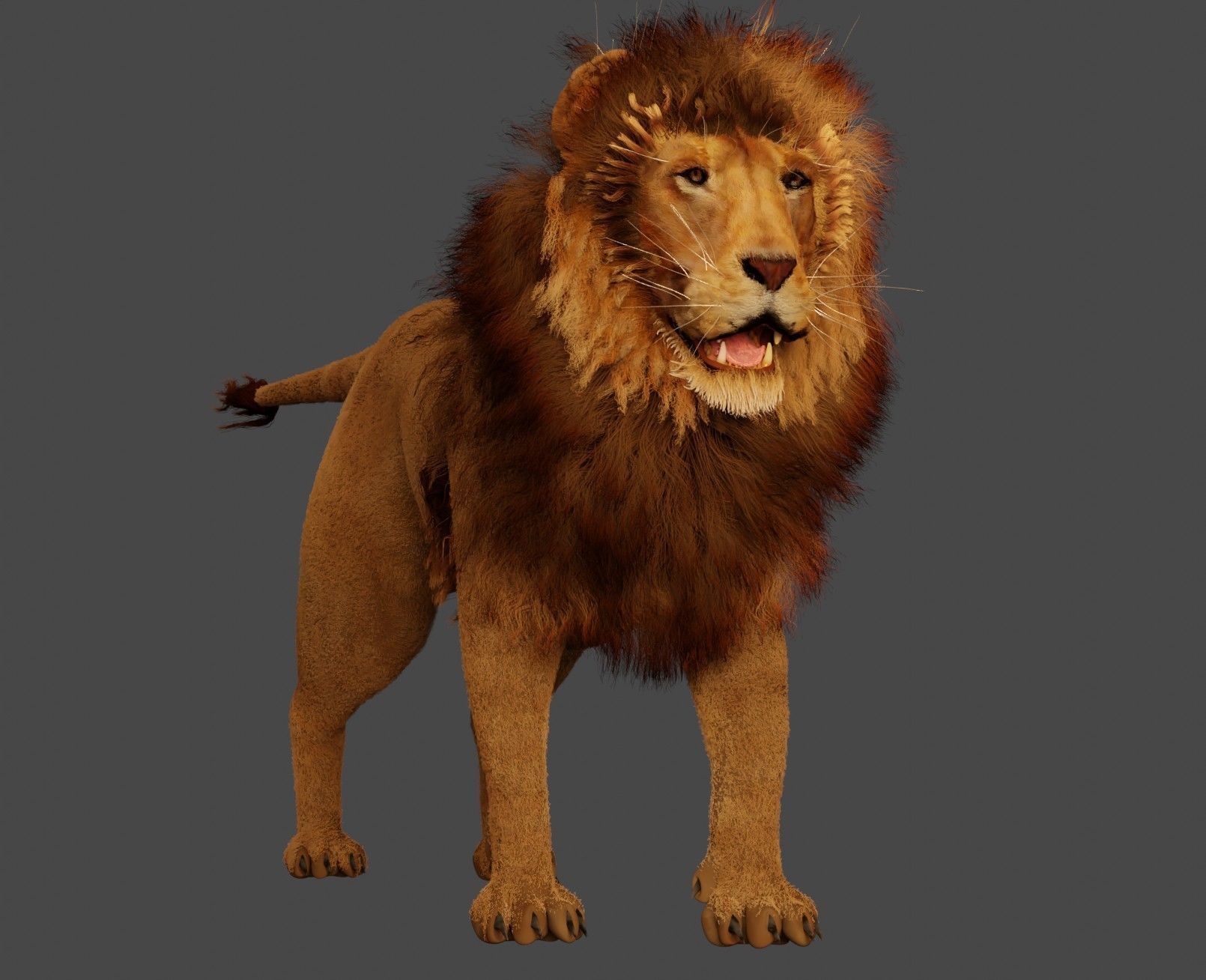 Lion King 3D model rigged | CGTrader