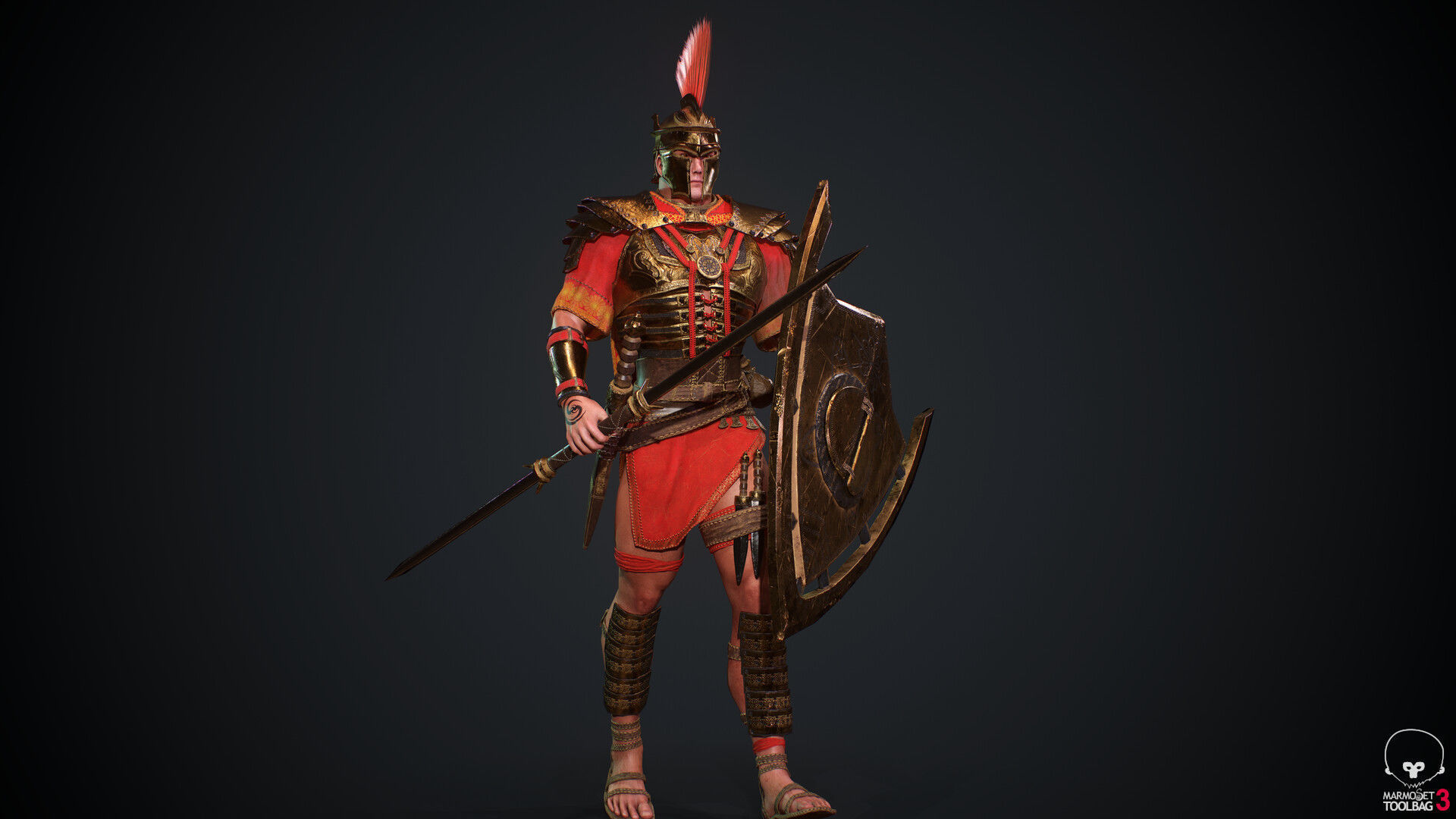 Gladiator Collection VR / AR / low-poly | CGTrader