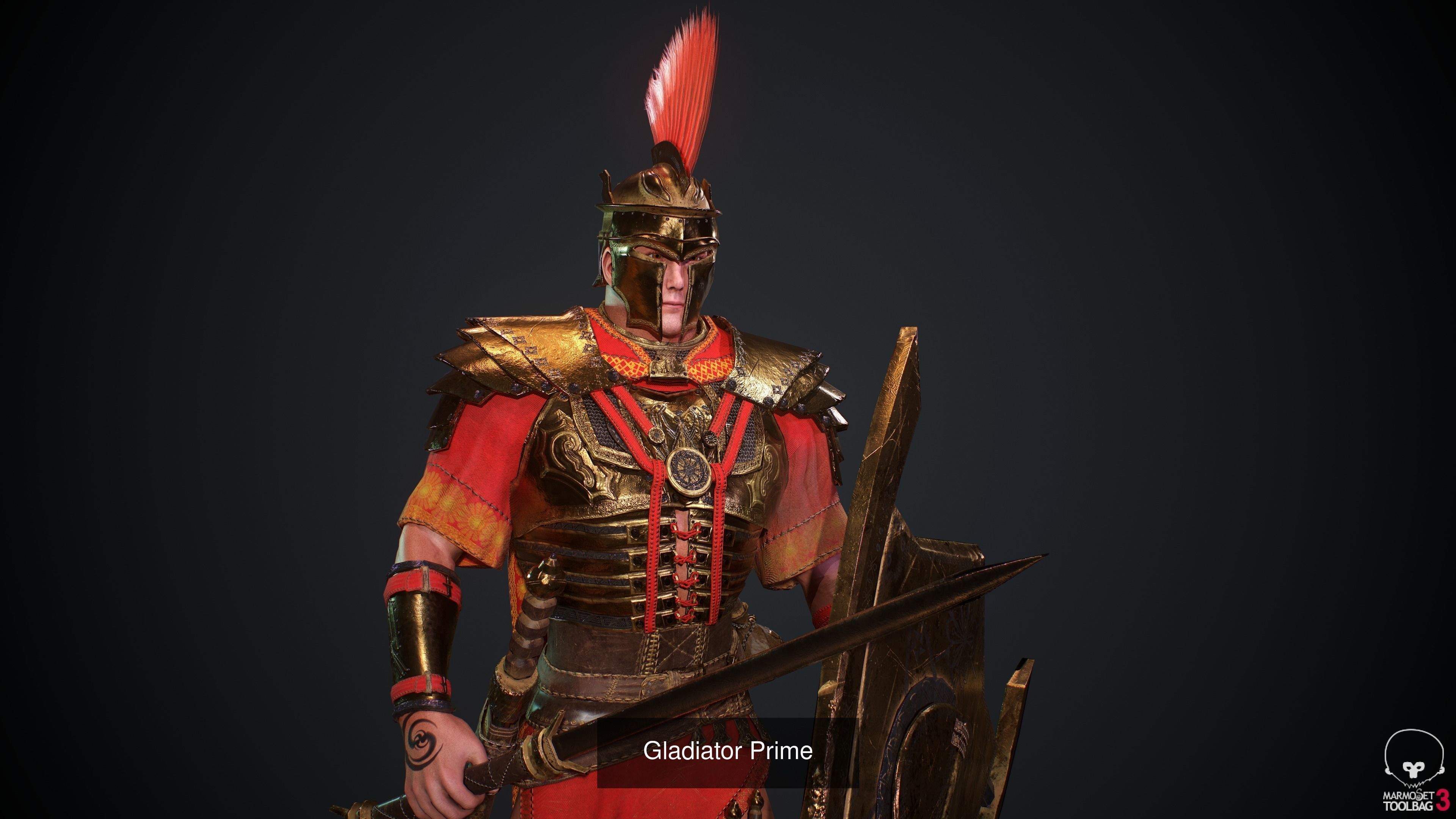 Gladiator Collection VR / AR / low-poly | CGTrader