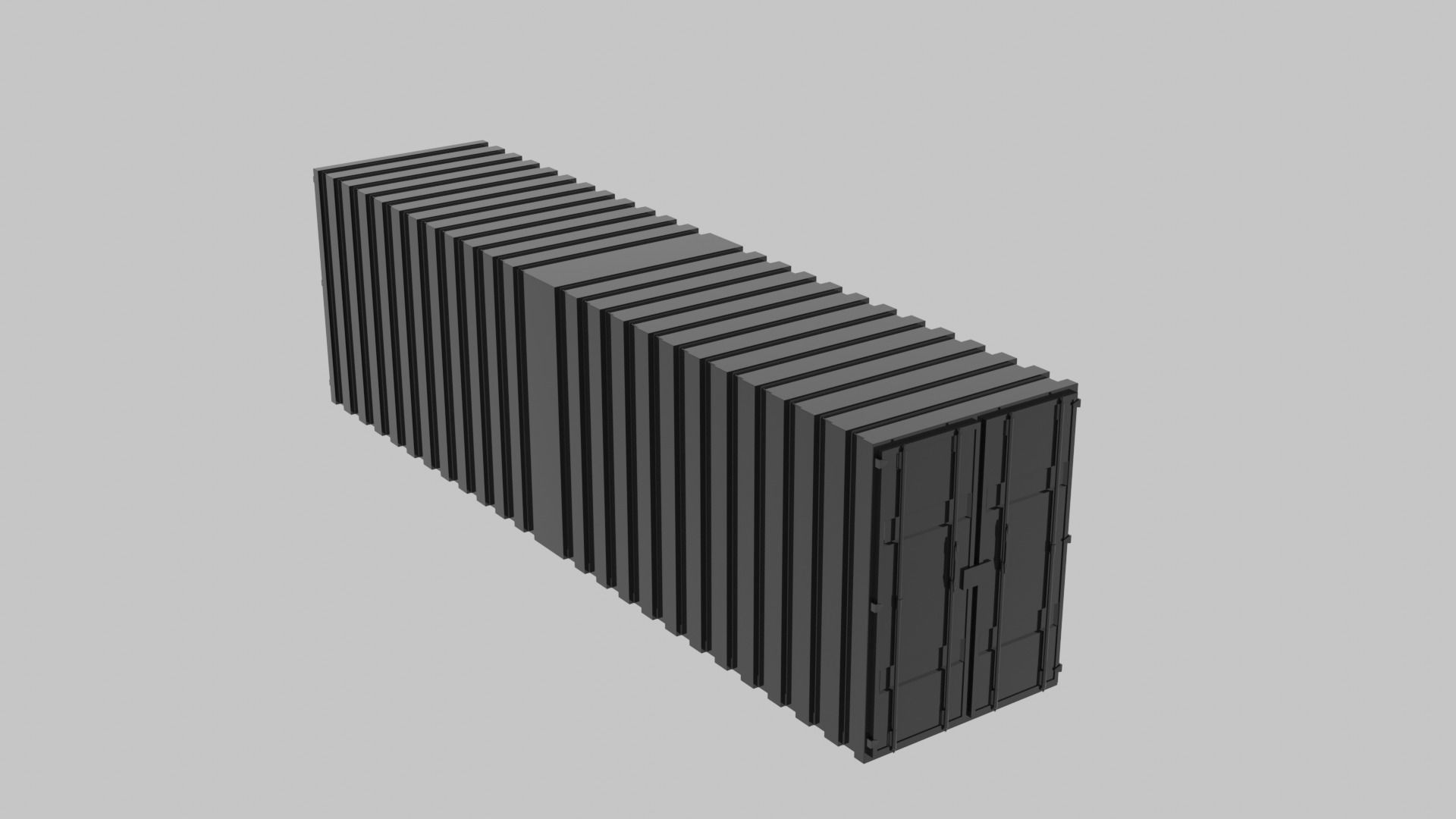 IOS container Box free 3D model | CGTrader