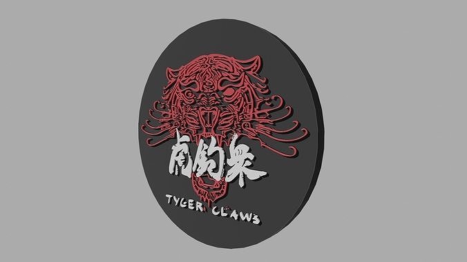 Tyger Claws Gang Logo Cyberpunk 2077 Fan Art 3D model 3D printable ...