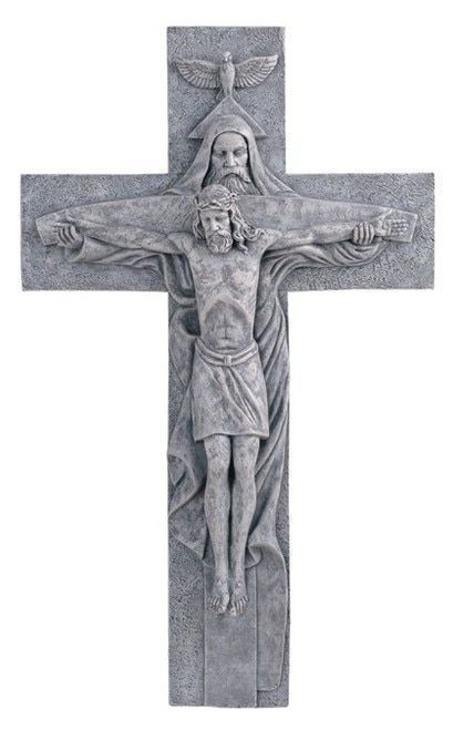 Holy Trinity Crucifix and pendant 3D model 3D printable | CGTrader