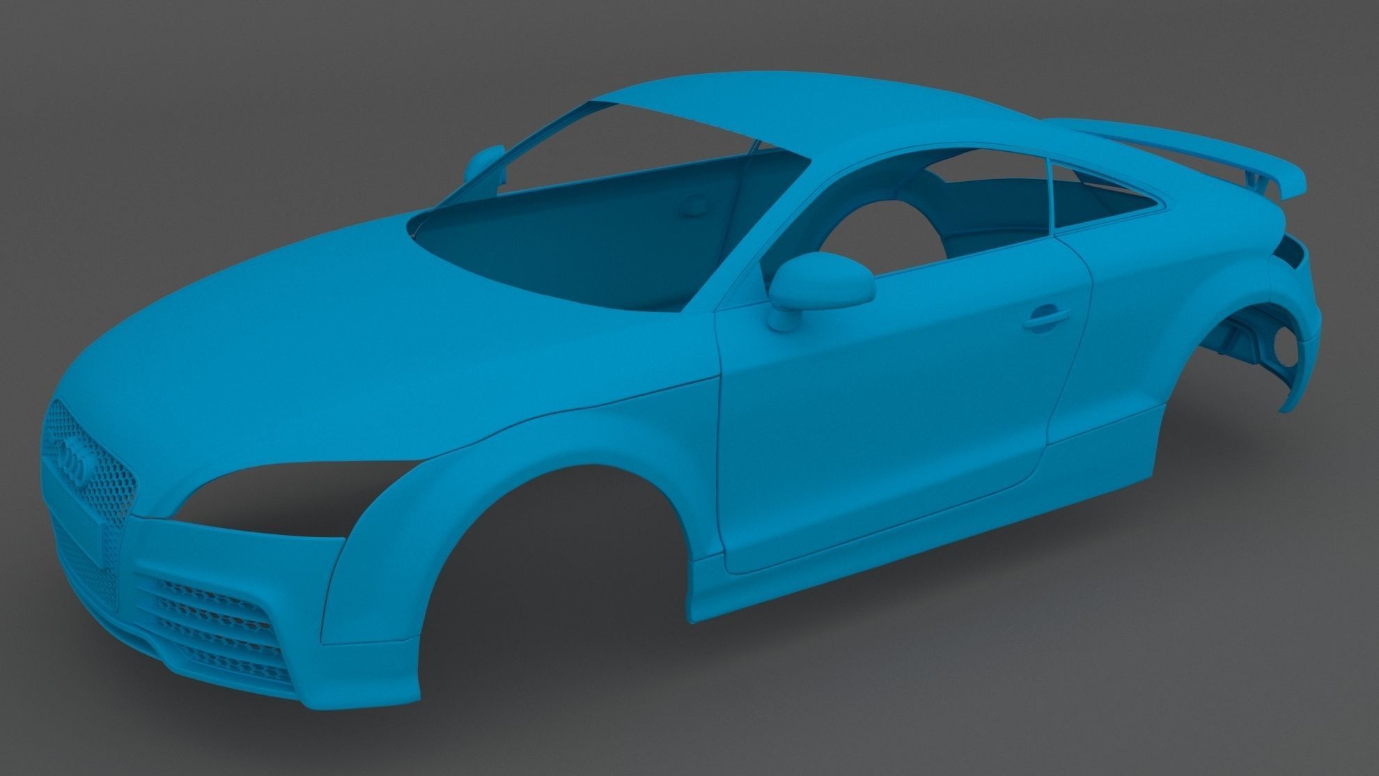 Clean Scan Audi TT RS - Scanned 3D model 3D printable | CGTrader