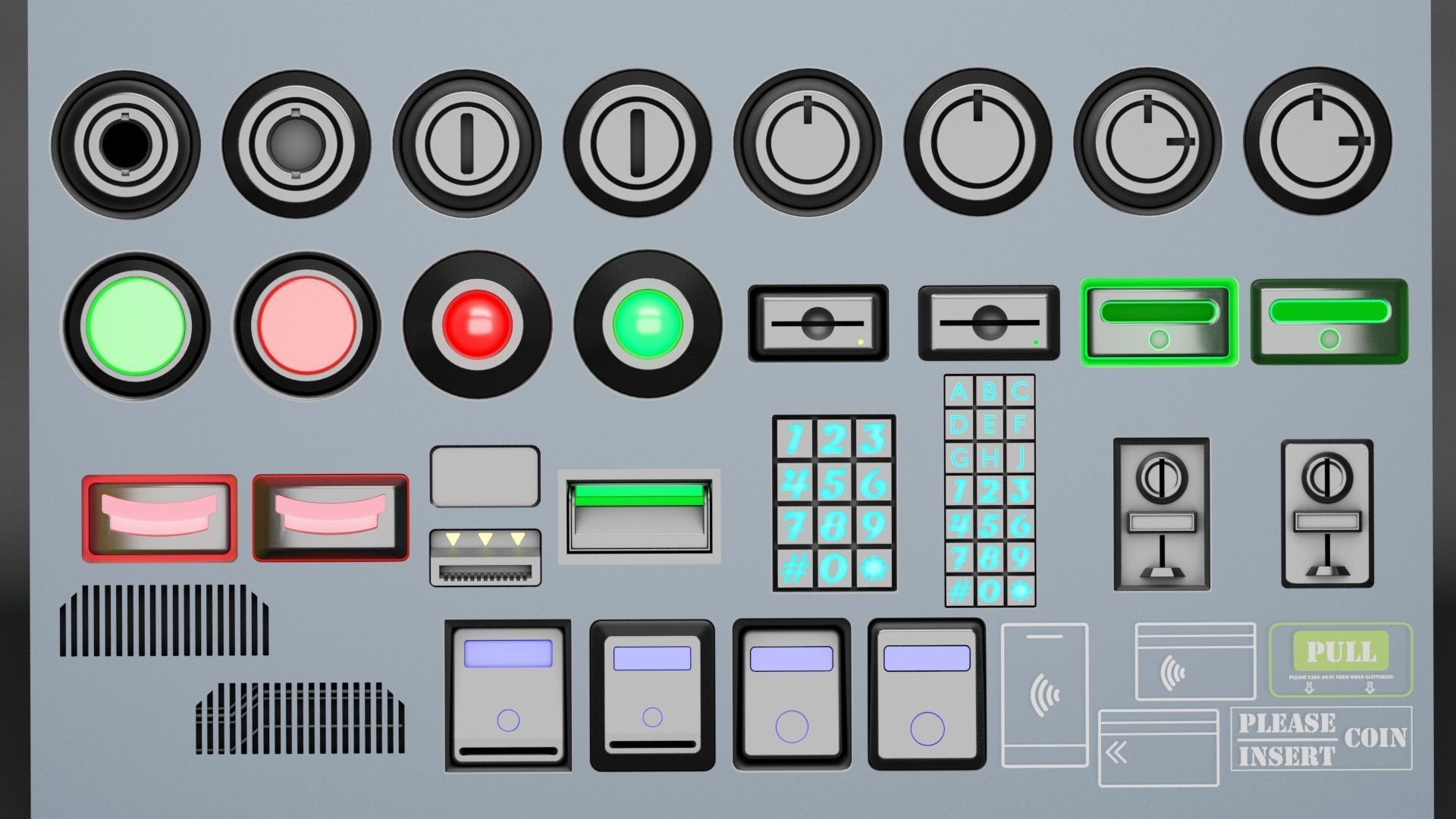 Vendor Machine Decals Pack 3D model | CGTrader