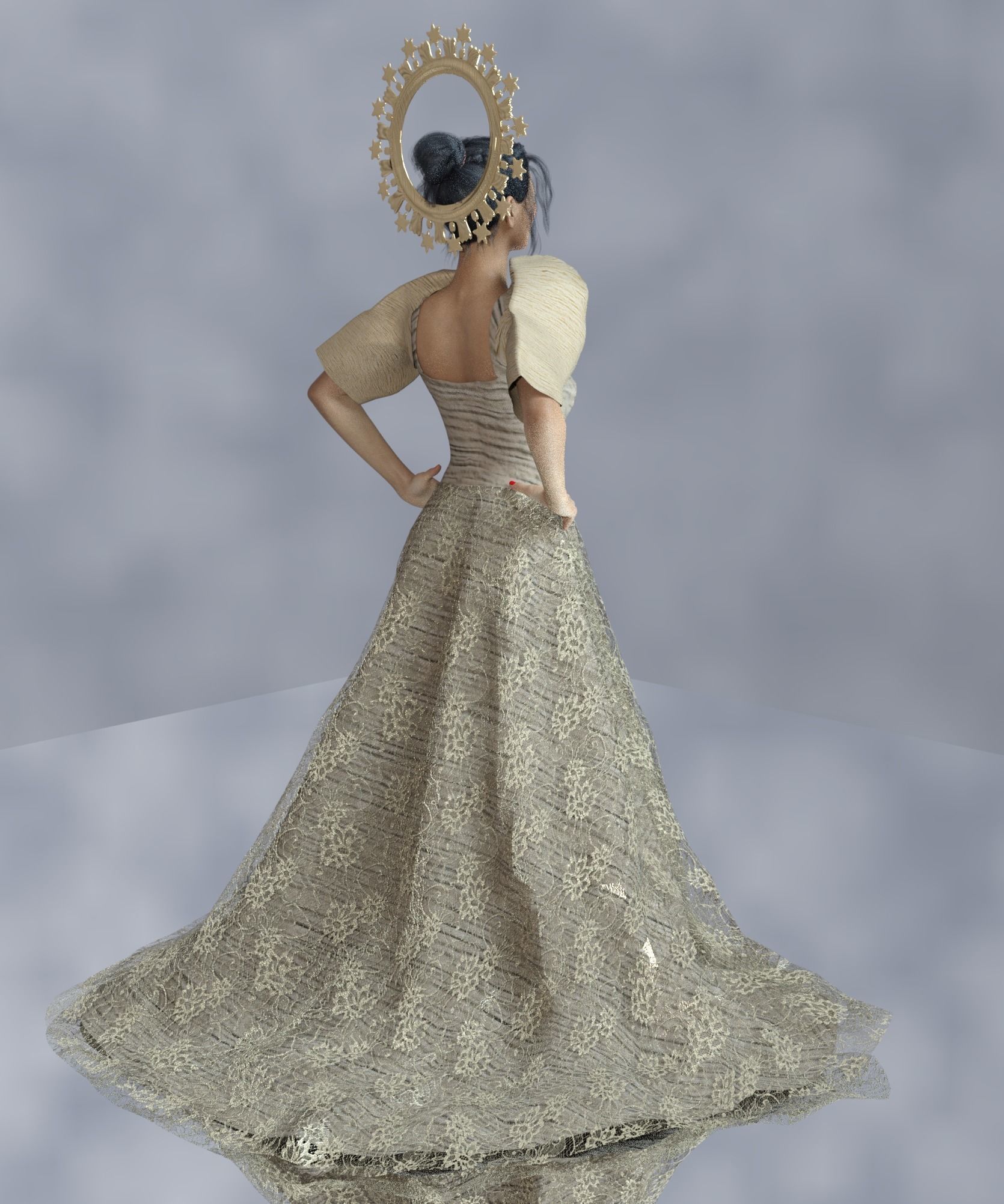 Filipiniana Set Bundle 3D model rigged | CGTrader