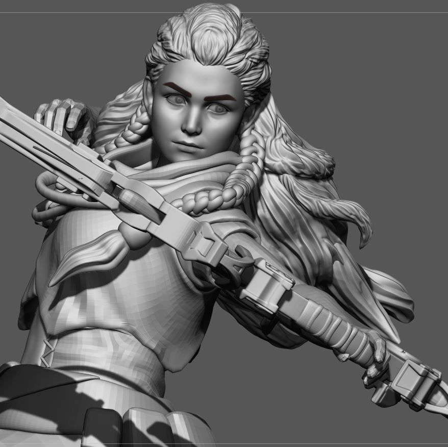 Aloy - Horizon Zero Dawn 3D model 3D printable | CGTrader