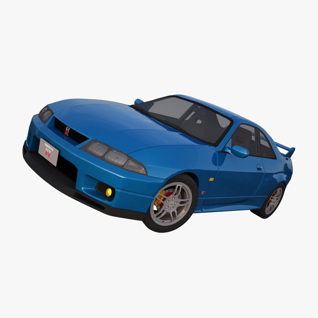 Nissan GTR- R33 3D model | CGTrader