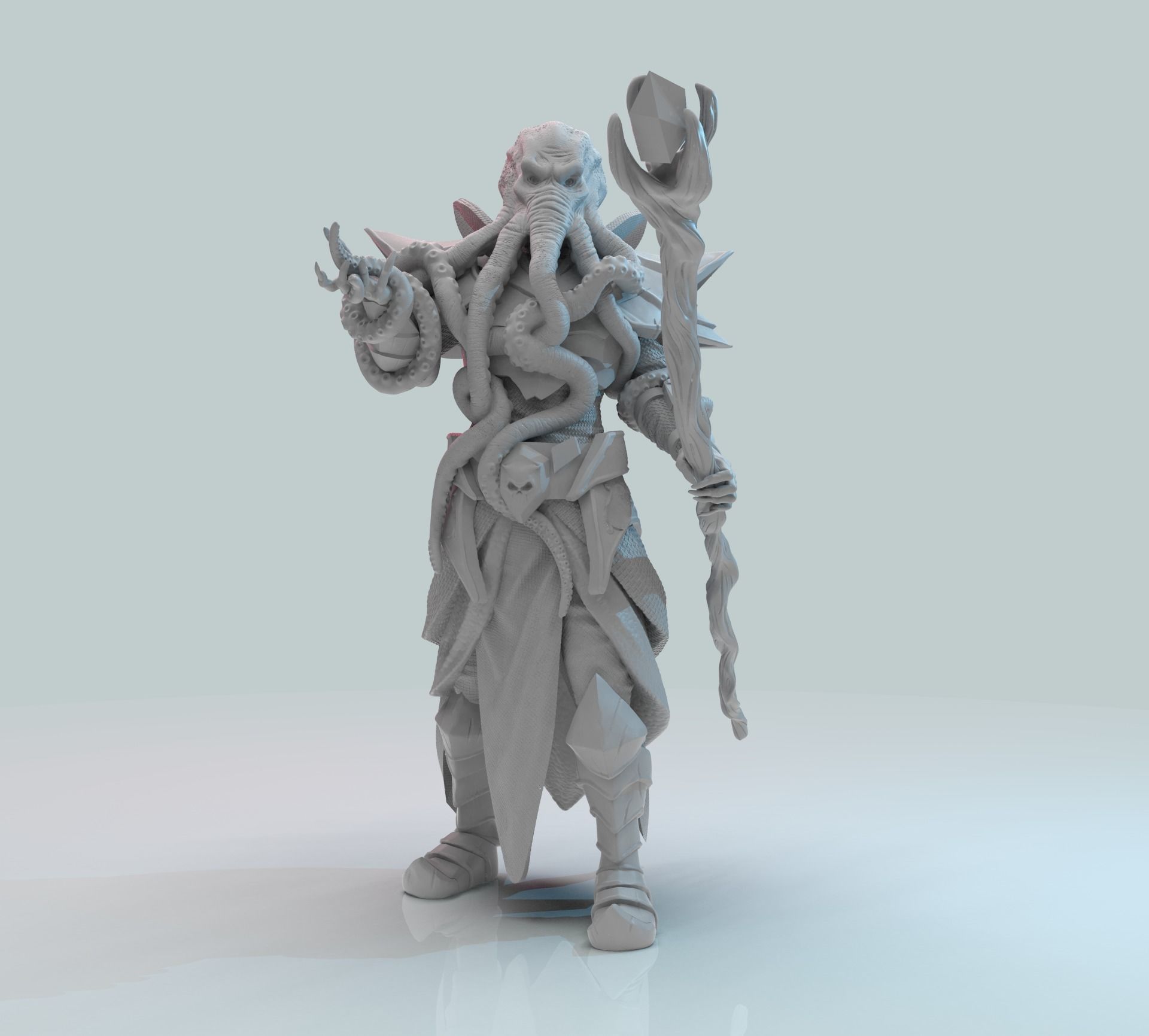 Mind Flayer 3D model 3D printable | CGTrader