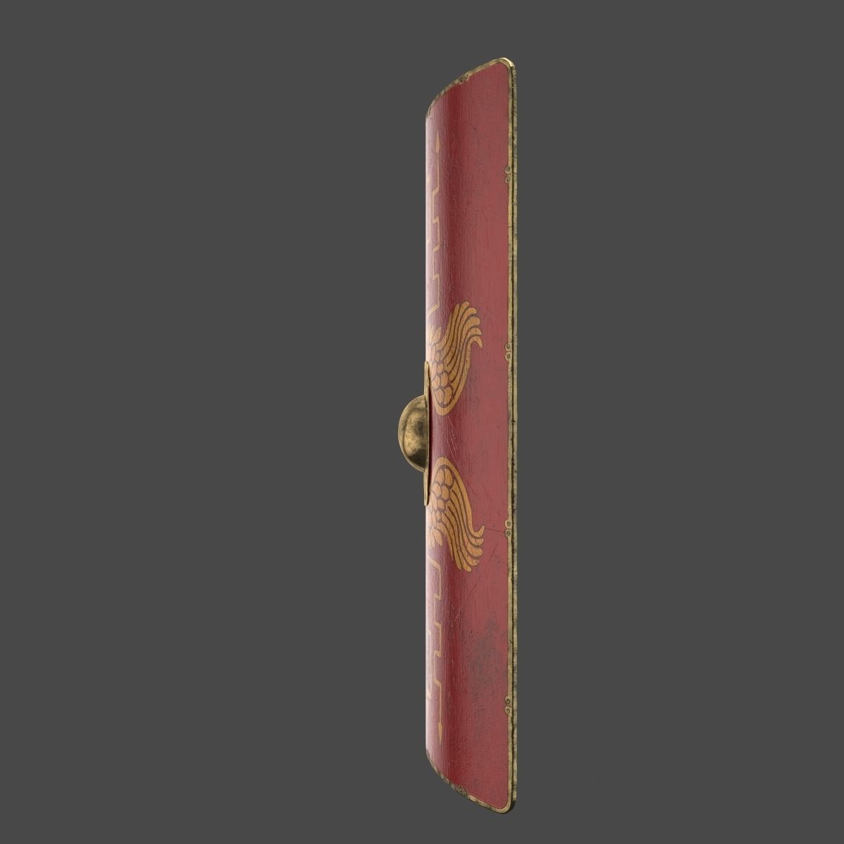 3D model Roman legionnaire shield VR / AR / low-poly | CGTrader