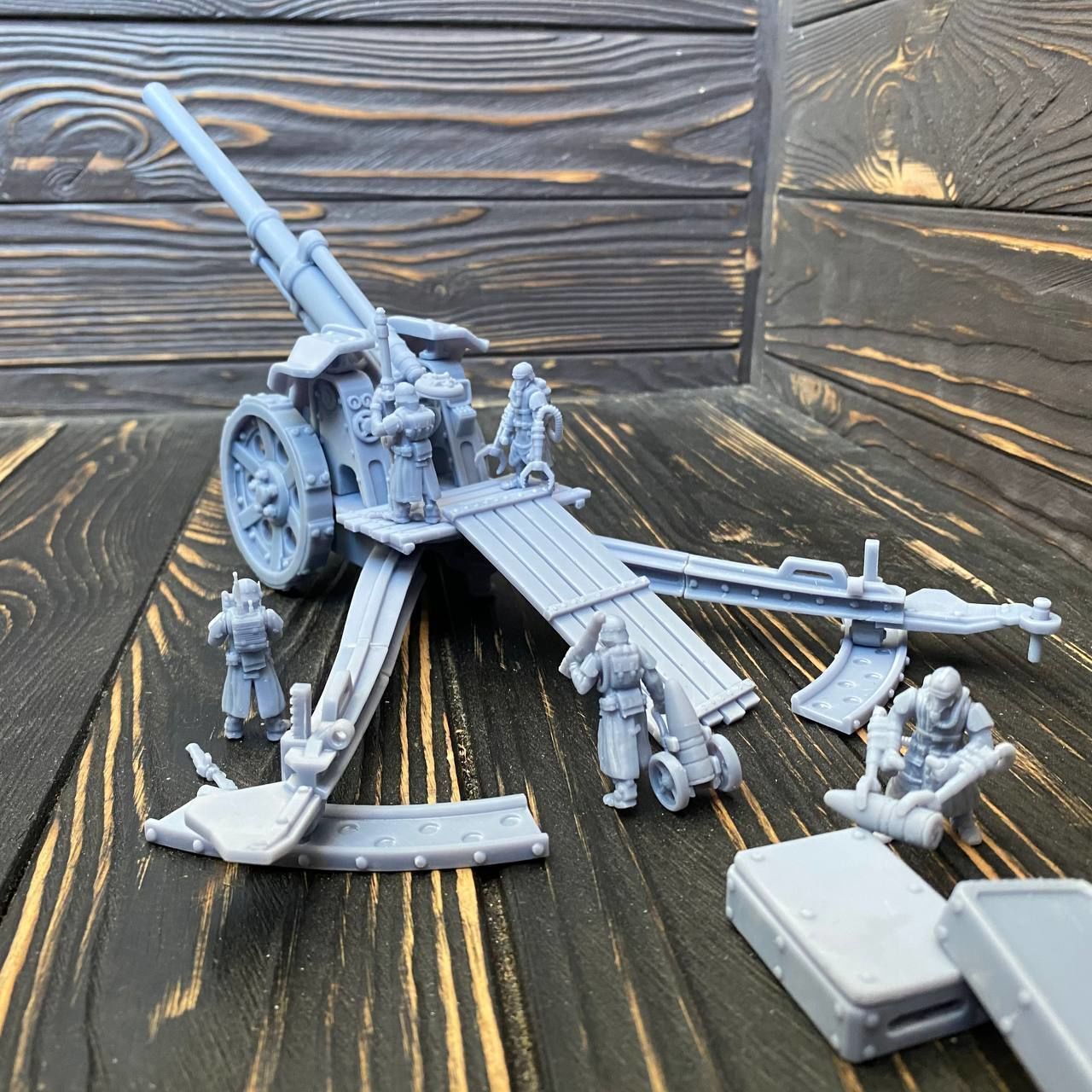 Earthshaker cannon Heavy artillery of the Imperial Force 3D model 3D ...