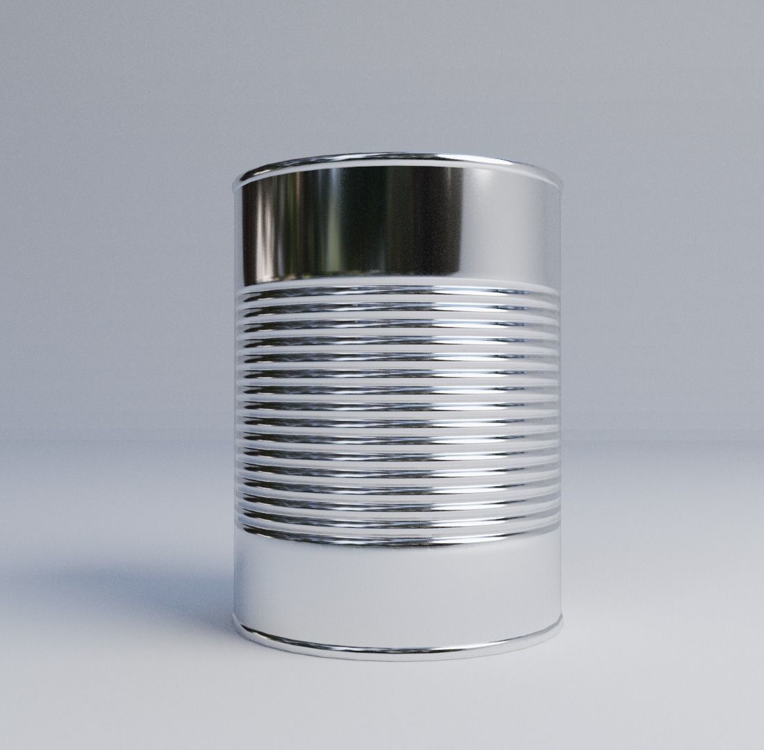 Metal tin other 3D | CGTrader