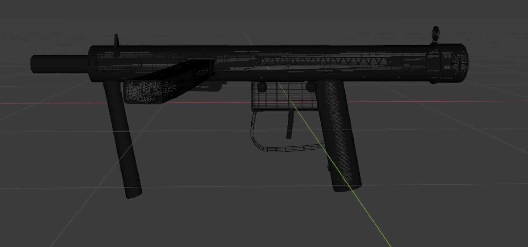 Improvised Sten Gun 3D model | CGTrader