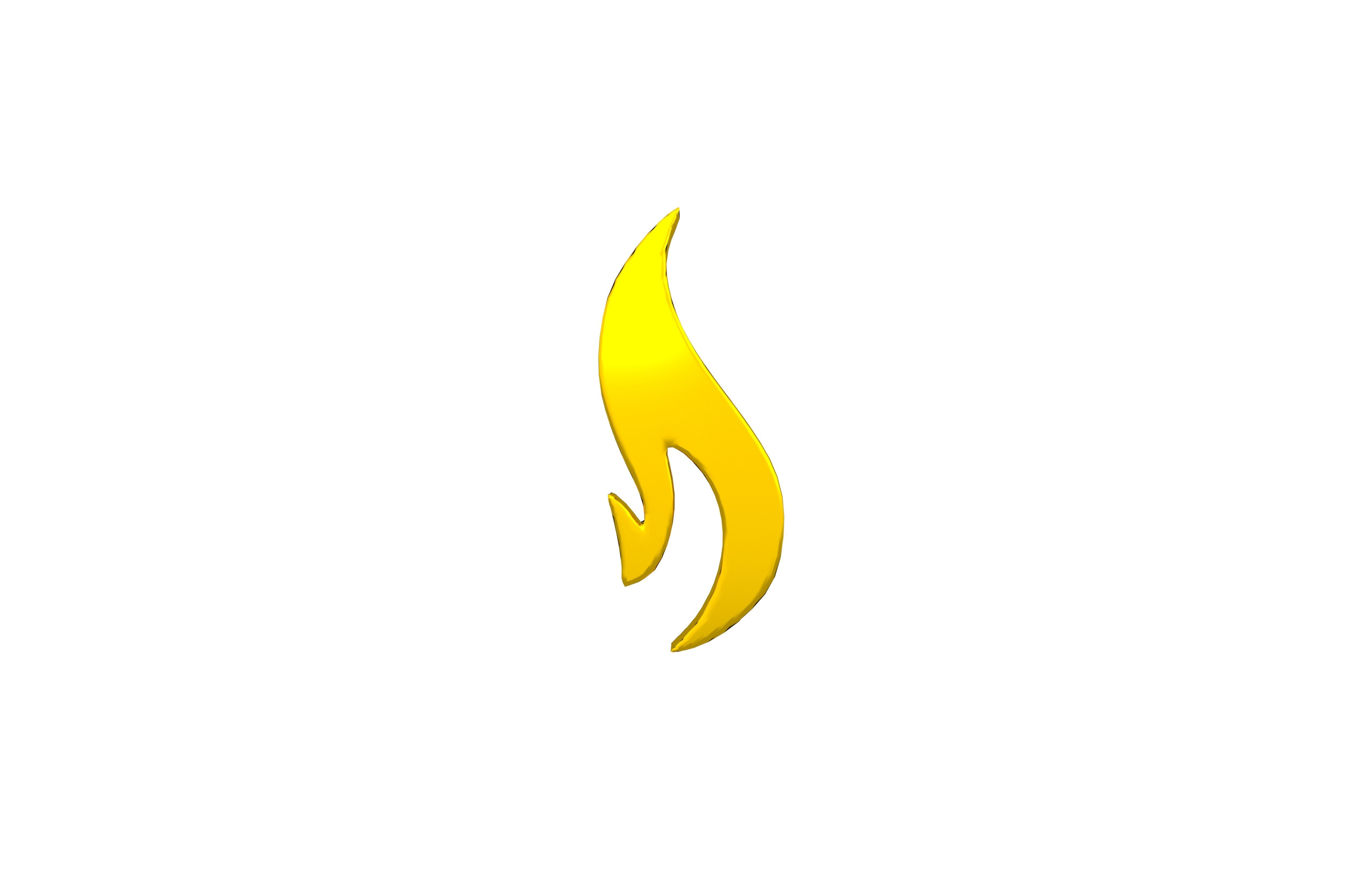 3D model Fire Symbol v4 012 VR / AR / low-poly | CGTrader