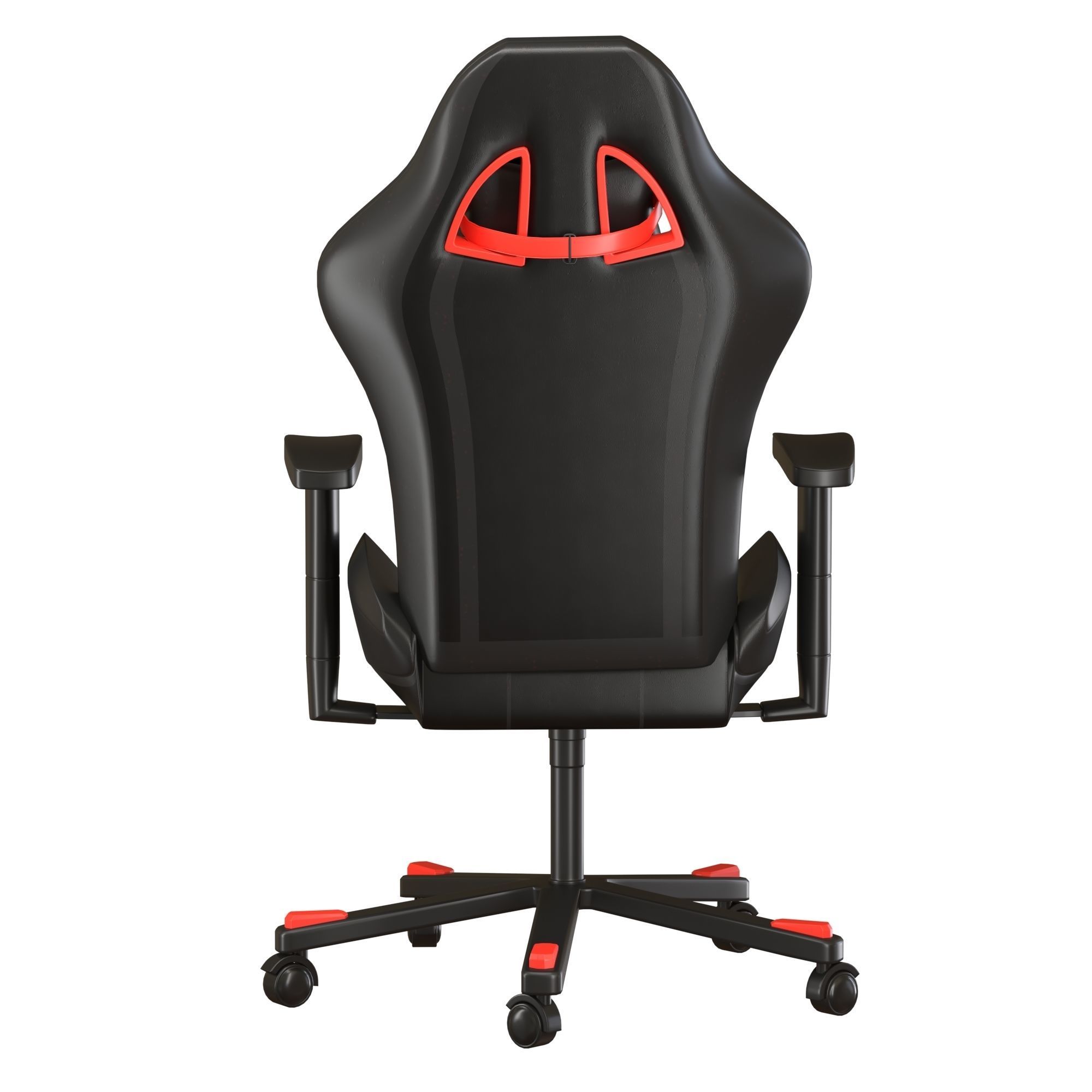 dx racer black 3D model | CGTrader