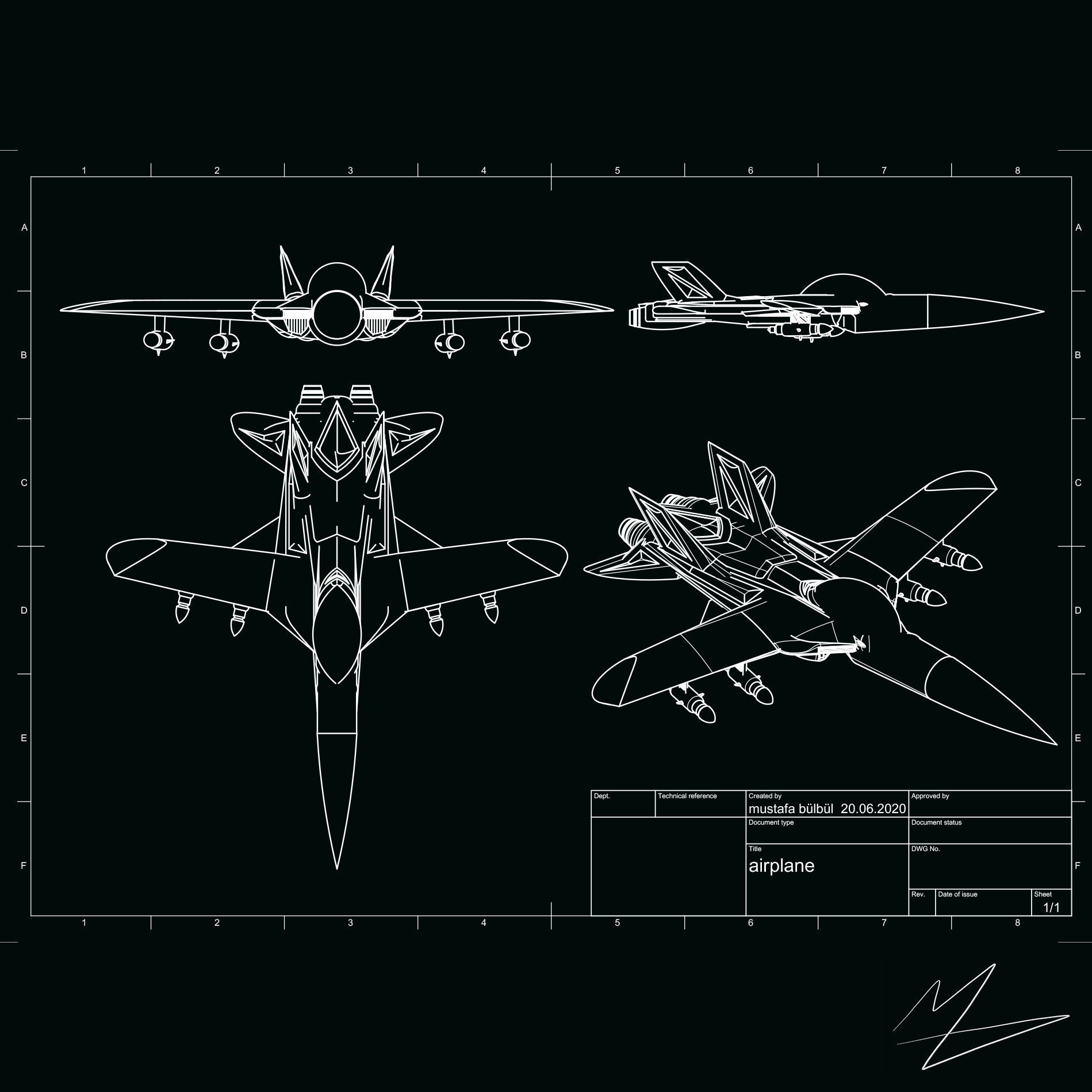 Military Jet Concept 3D model | CGTrader
