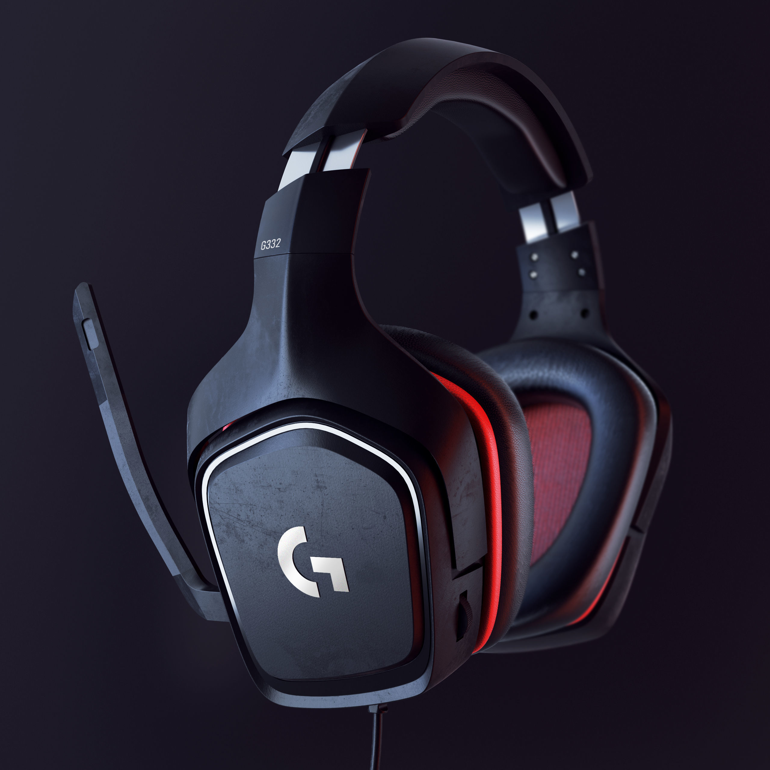 Logitech G332 Headset 3D model | CGTrader
