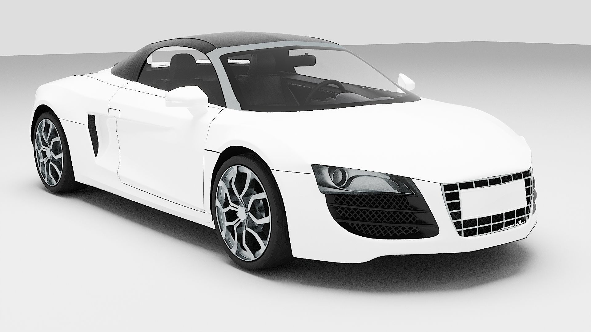 Audi R8 free 3D model | CGTrader