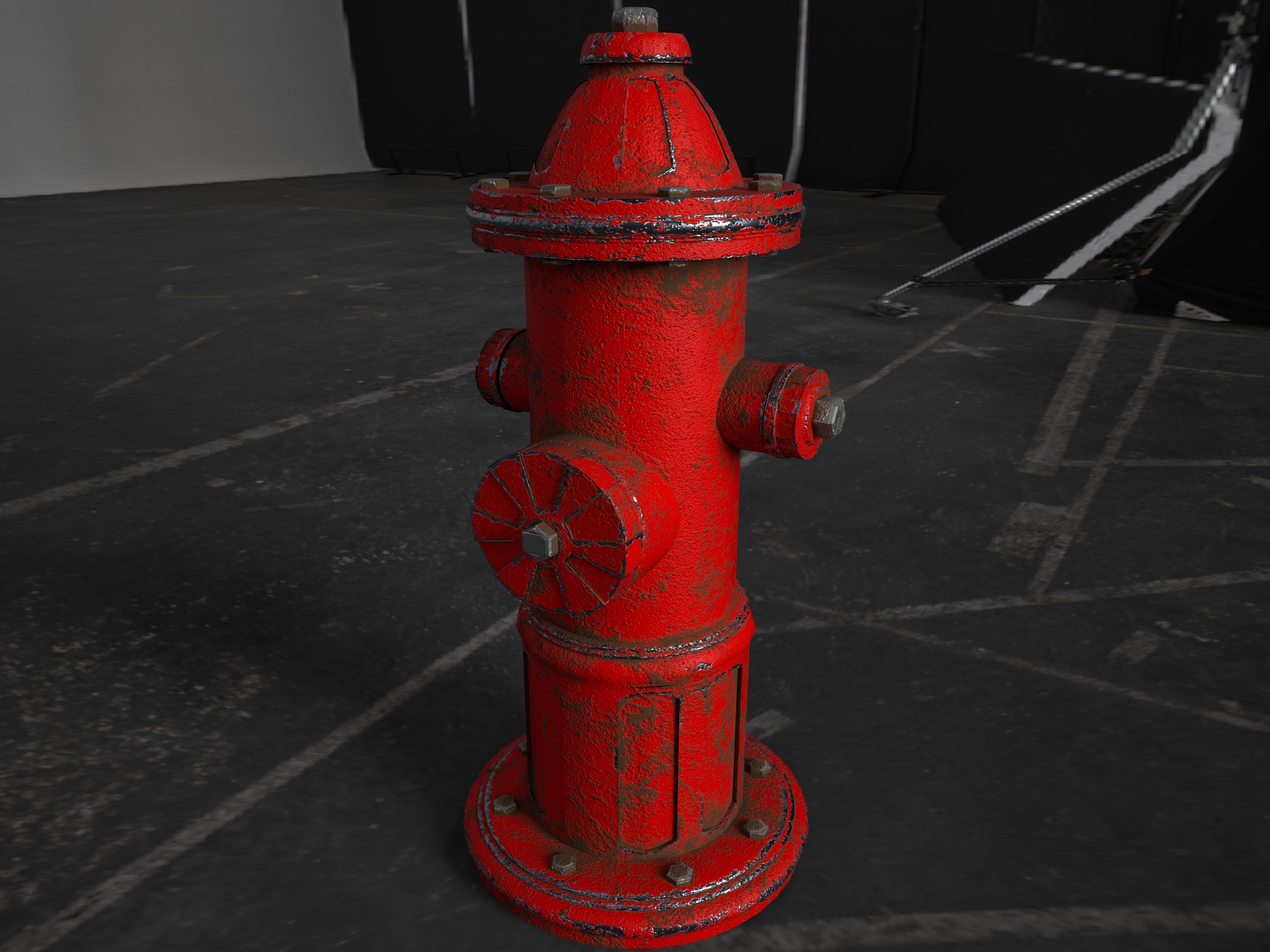 3D model Fire Hydrant VR / AR / low-poly | CGTrader