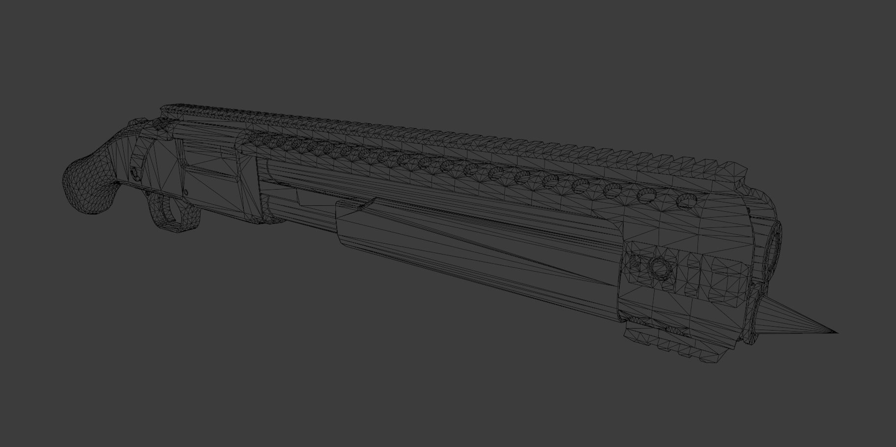 3D model Classic Mossberg 590 Shockwave VR / AR / low-poly | CGTrader