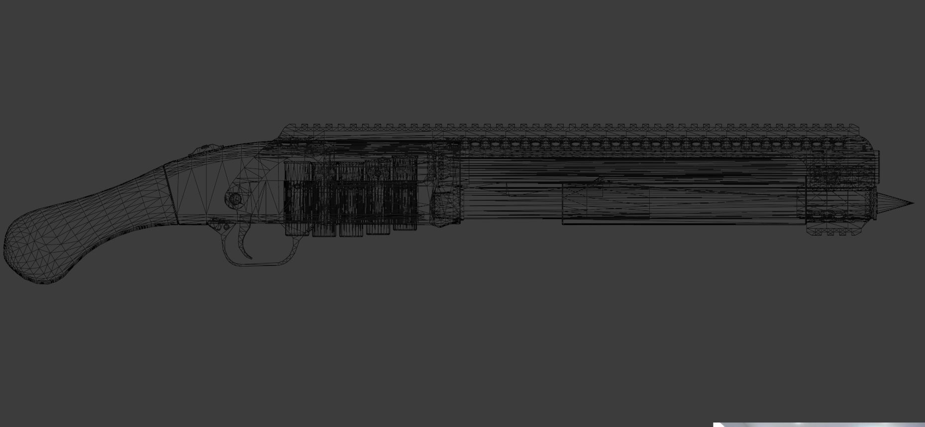3D model Classic Mossberg 590 Shockwave VR / AR / low-poly | CGTrader