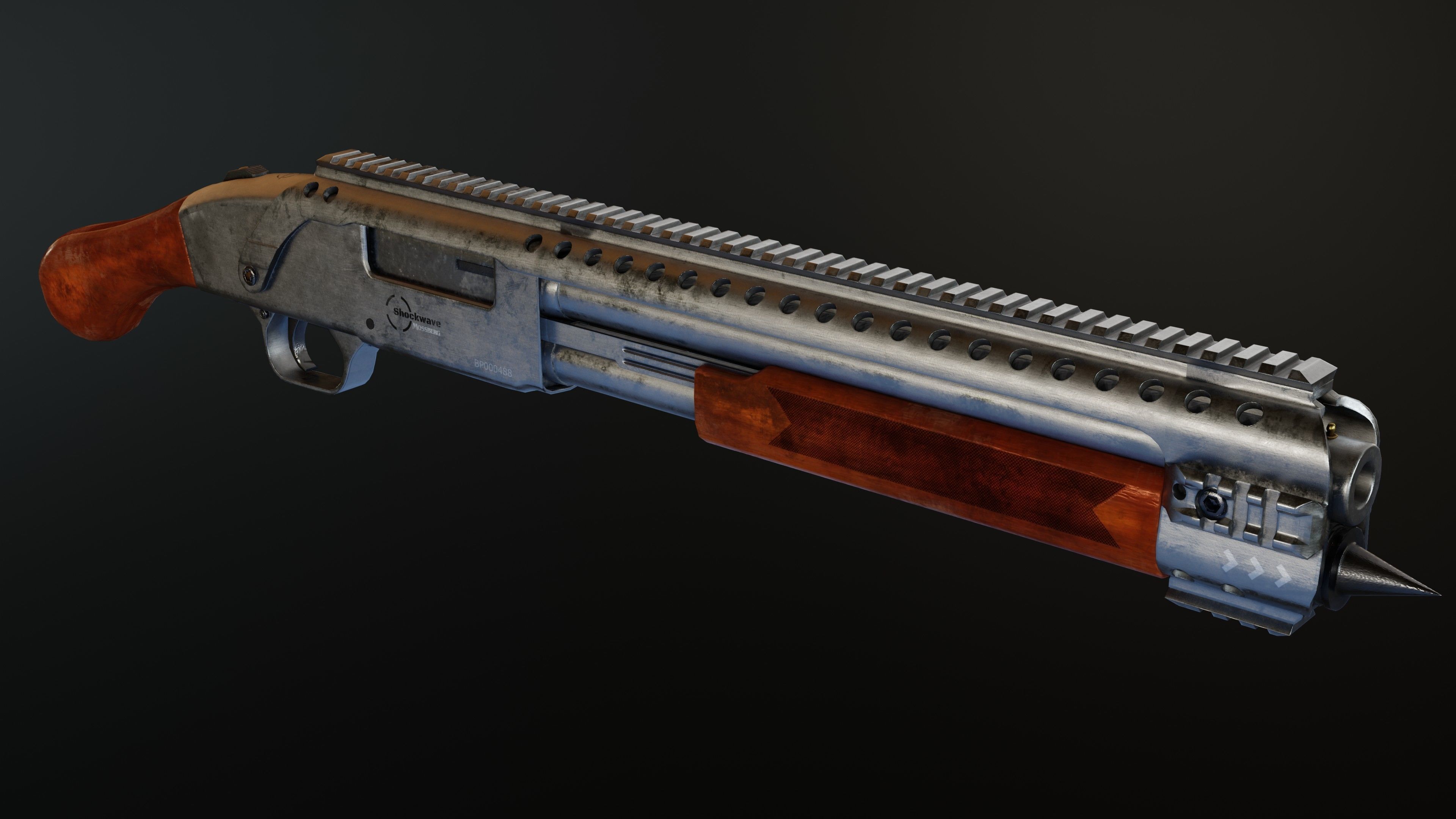 3D model Classic Mossberg 590 Shockwave VR / AR / low-poly | CGTrader