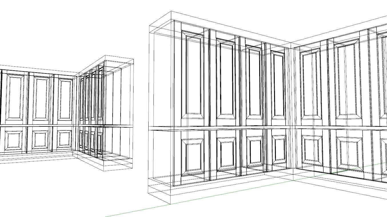 Craftsman Cabinet 3D model 3D printable | CGTrader
