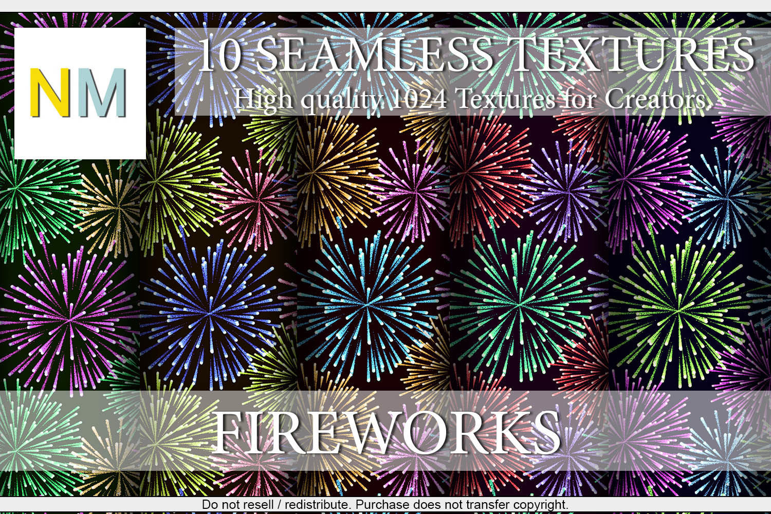 Fireworks 10 Seamless Textures Texture | CGTrader