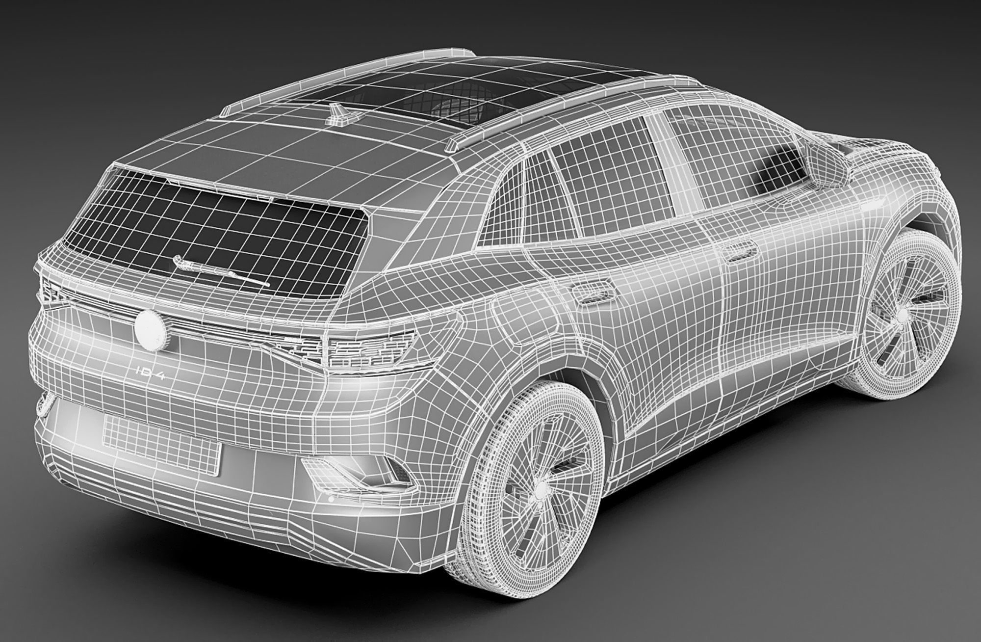 Volkswagen ID4 2021 3D model | CGTrader