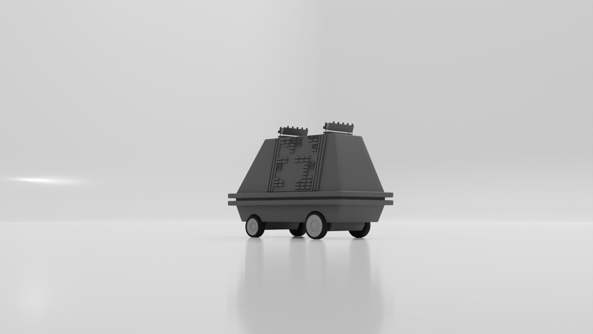 3D model MSE-6 Mouse Droid VR / AR / low-poly | CGTrader