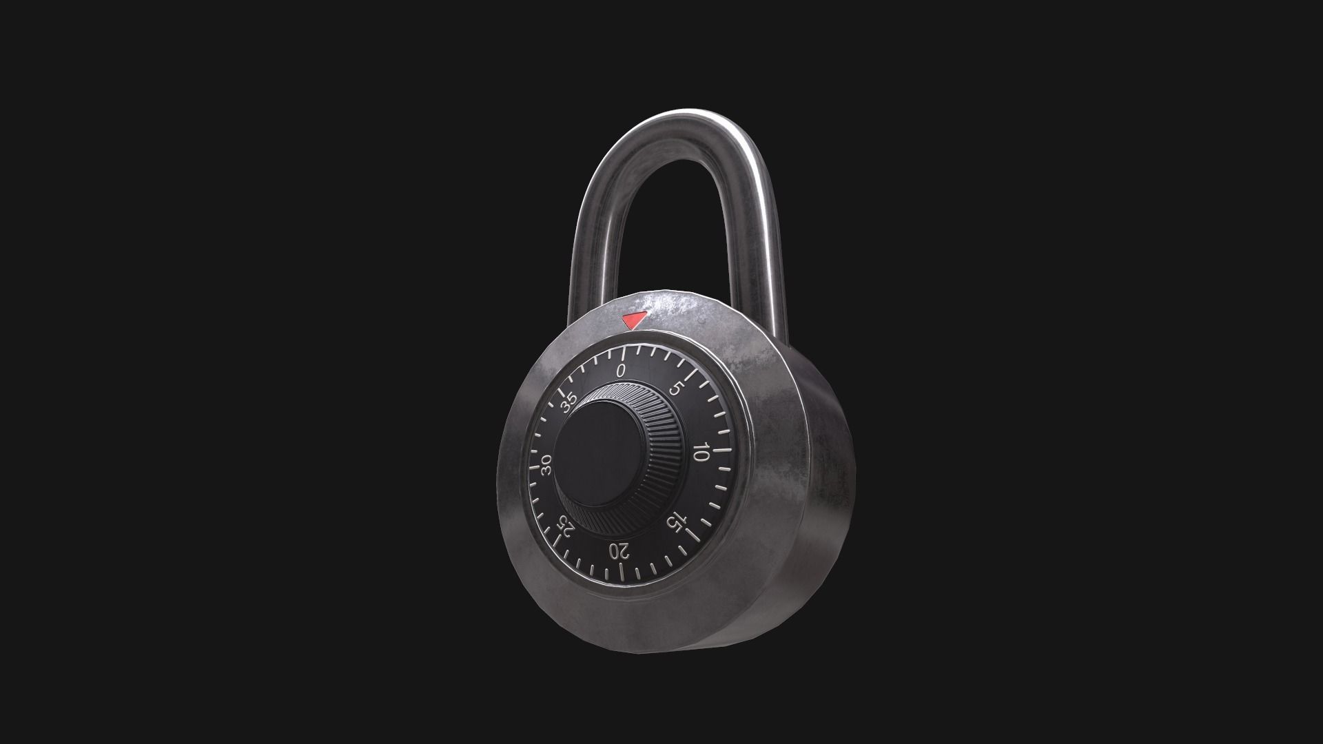3D model The Combination Padlock VR / AR / low-poly | CGTrader