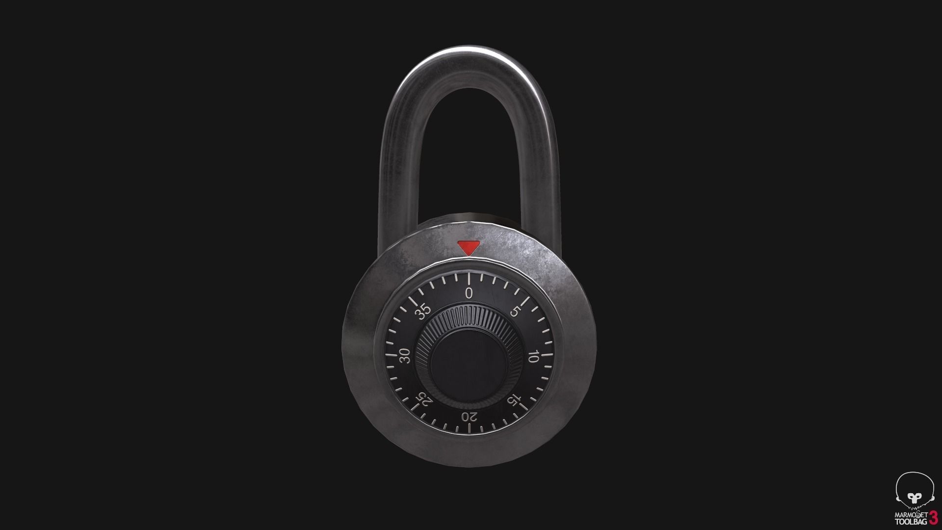 3D model The Combination Padlock VR / AR / low-poly | CGTrader