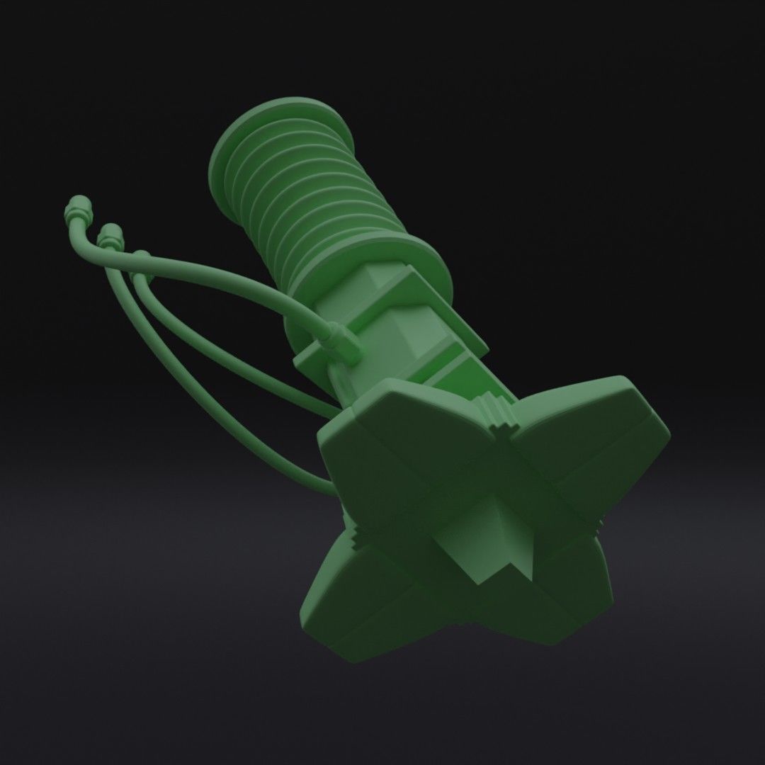 Silent Running Huey - Drone 2 3D model 3D printable | CGTrader