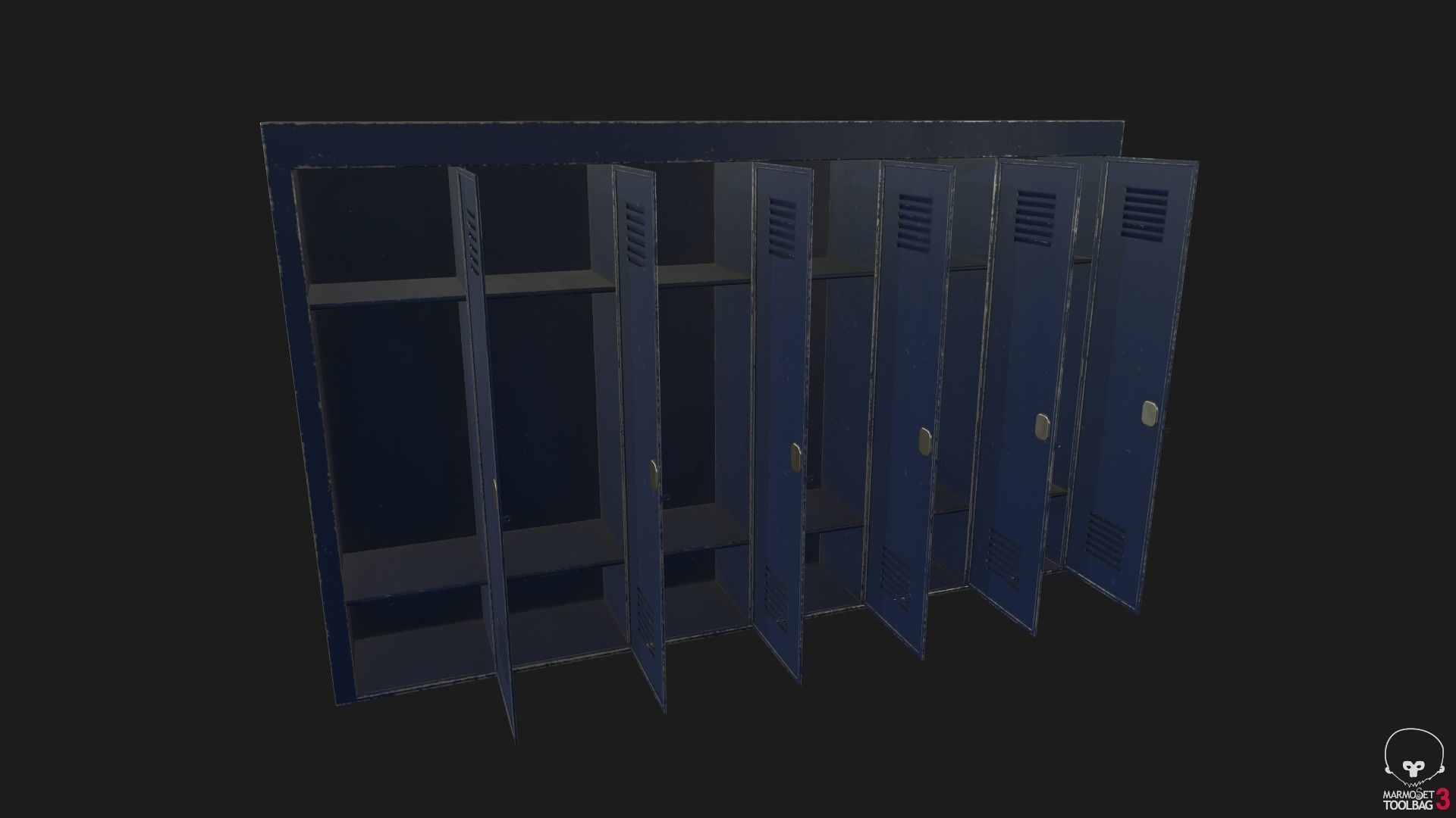 3D model The Locker VR / AR / low-poly | CGTrader