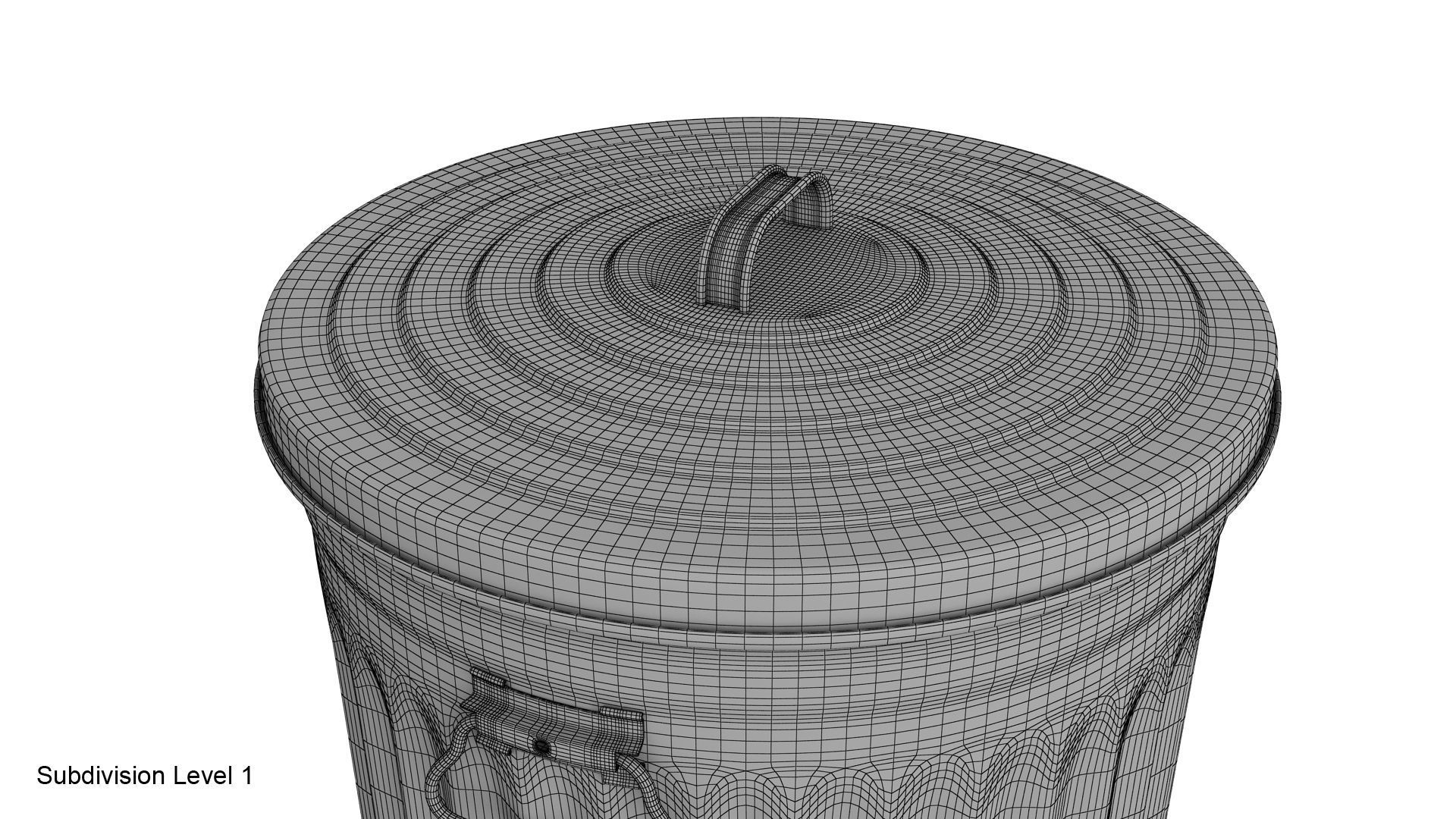 Garbage can 3D model | CGTrader