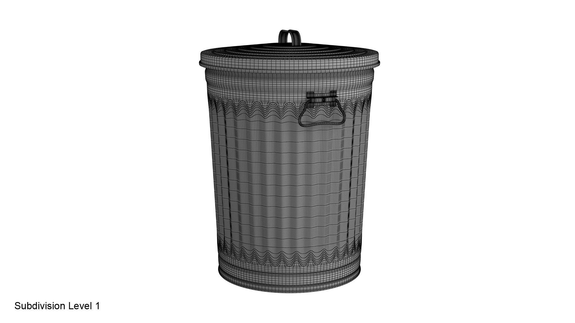 Garbage can 3D model | CGTrader