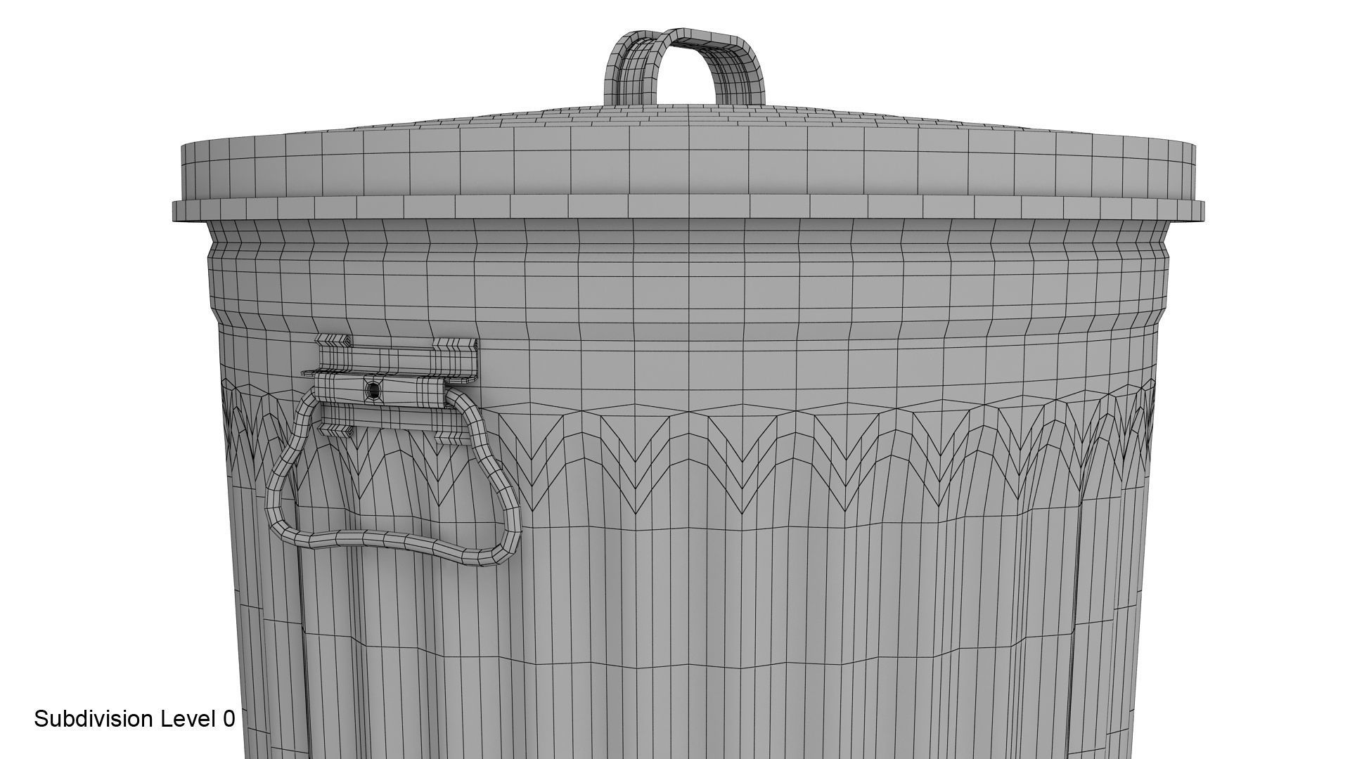 Garbage can 3D model | CGTrader