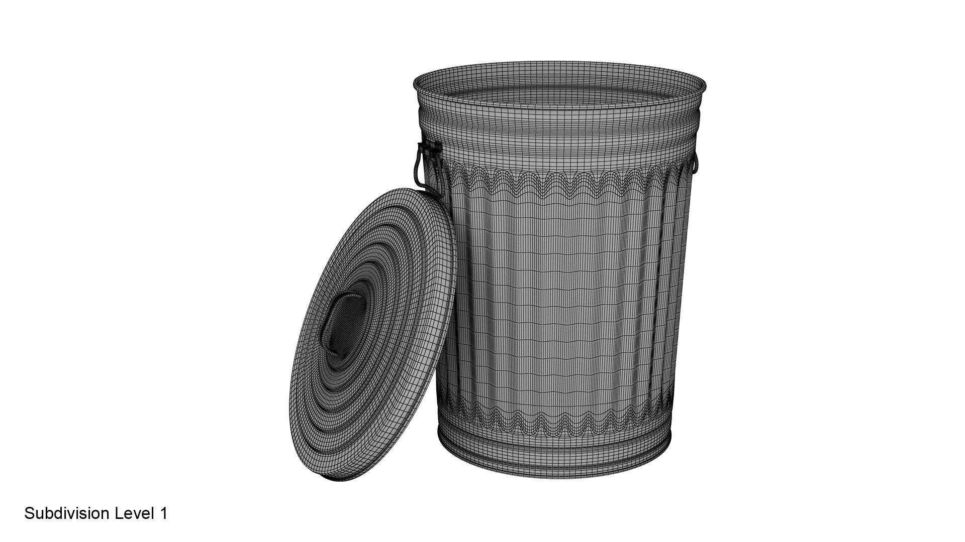 Garbage can 3D model | CGTrader