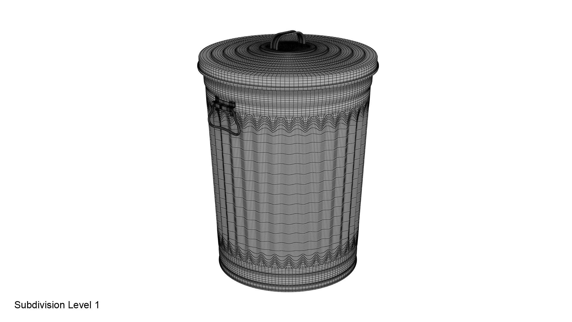 Garbage can 3D model | CGTrader