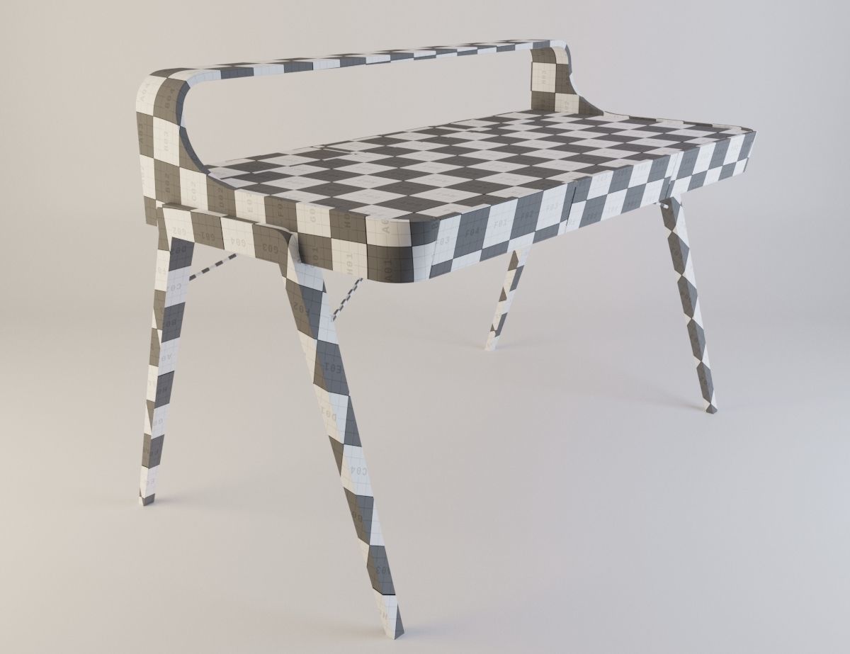 Picard desk 3D model | CGTrader