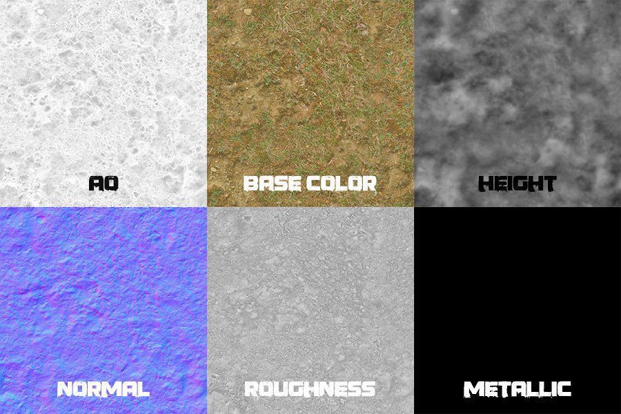 Textures Terrain 4k Pbr - 024 Texture | CGTrader