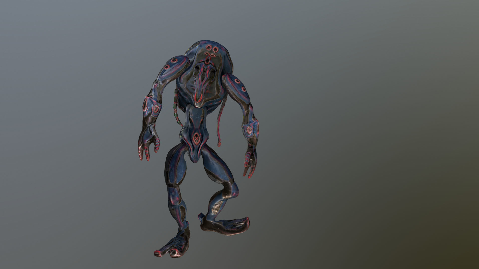 3D model SciFi Alien Warrior VR / AR / low-poly rigged animated | CGTrader