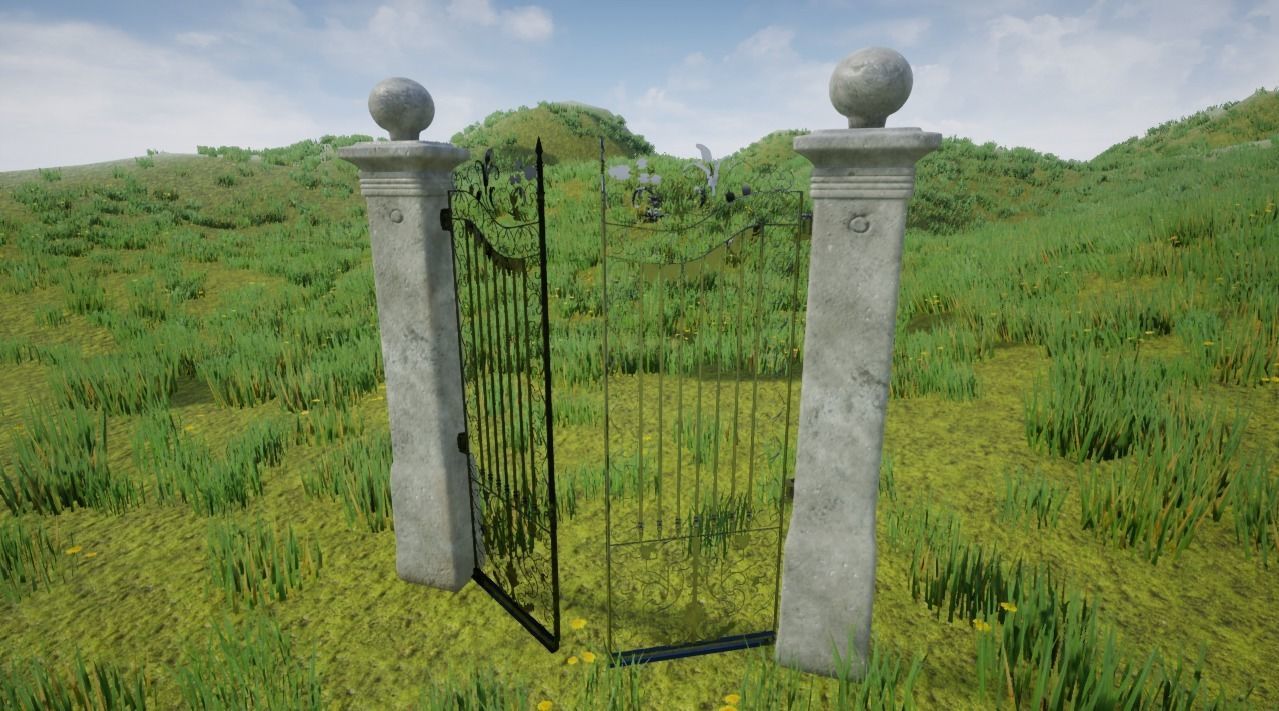 Old Gate 3D model | CGTrader