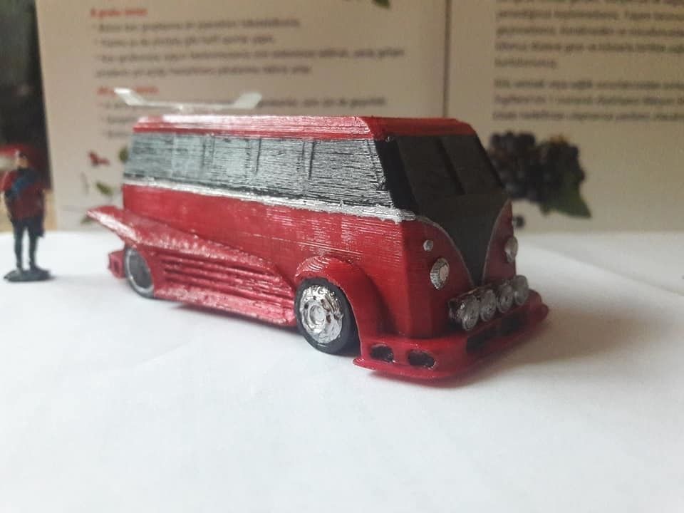 3D model minibus tuning rigged and stl VR / AR / low-poly | CGTrader