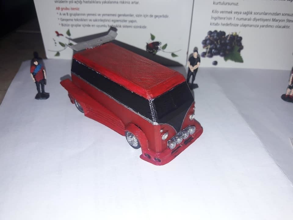 3D model minibus tuning rigged and stl VR / AR / low-poly | CGTrader