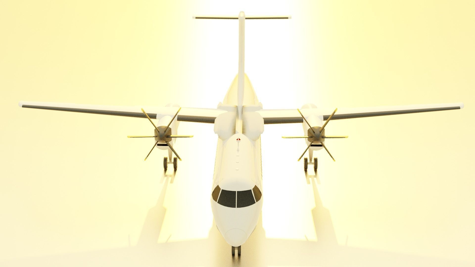 Bombardier Dash-8 Q400 3D model | CGTrader