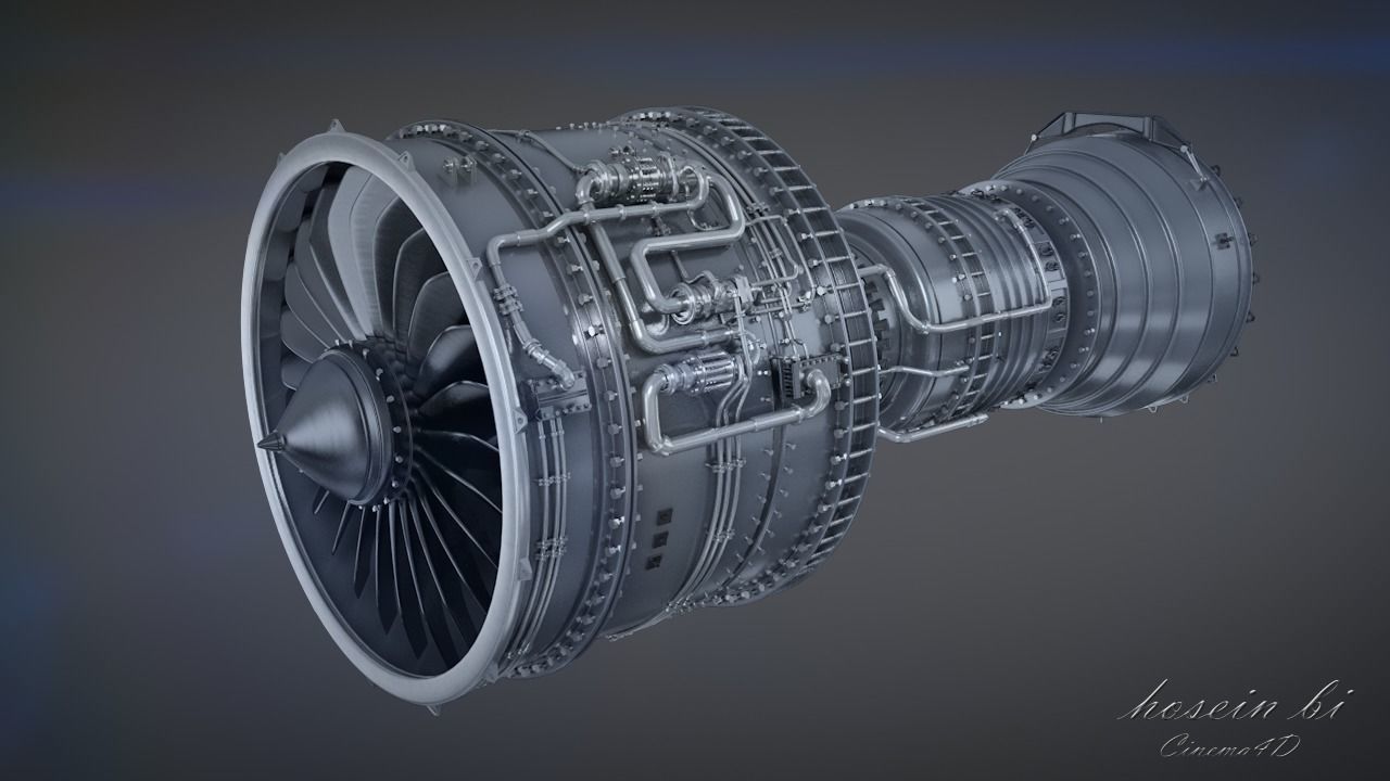 engine jet pack 3D model | CGTrader