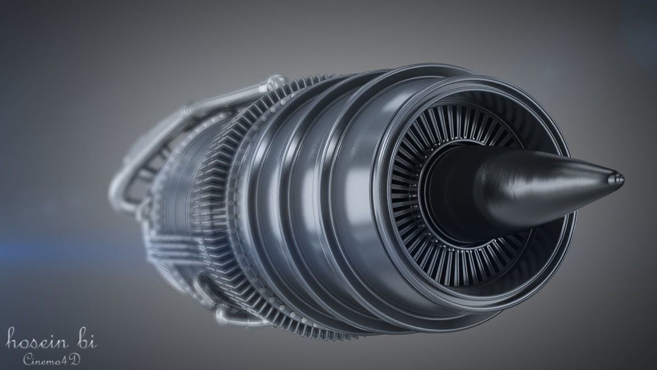 engine jet pack 3D model | CGTrader