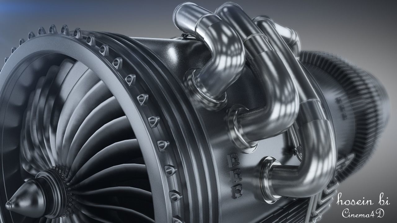 engine jet pack 3D model | CGTrader