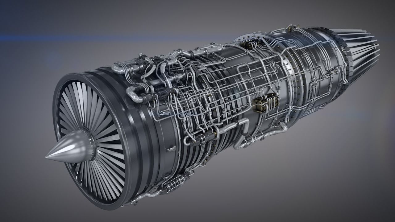 engine jet pack 3D model | CGTrader