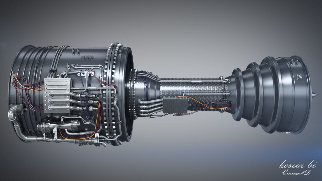 engine jet pack 3D model | CGTrader